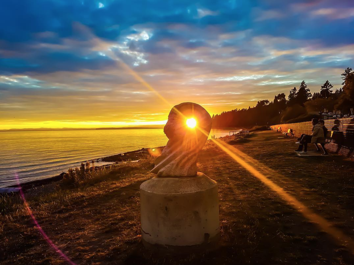 Fall Brings White Rock Sunsets - Explore White Rock